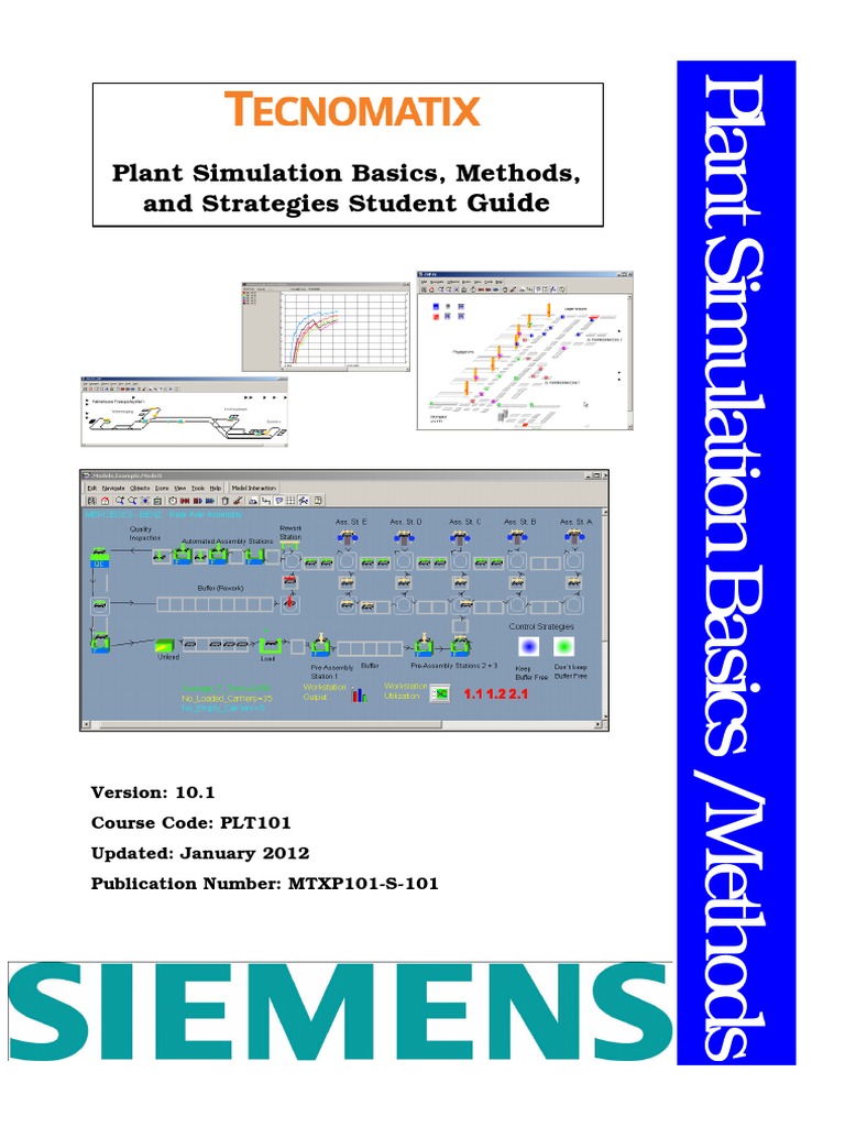 Tecnomatix Plant Simulation Basics, Methods, and Strategies Student ...