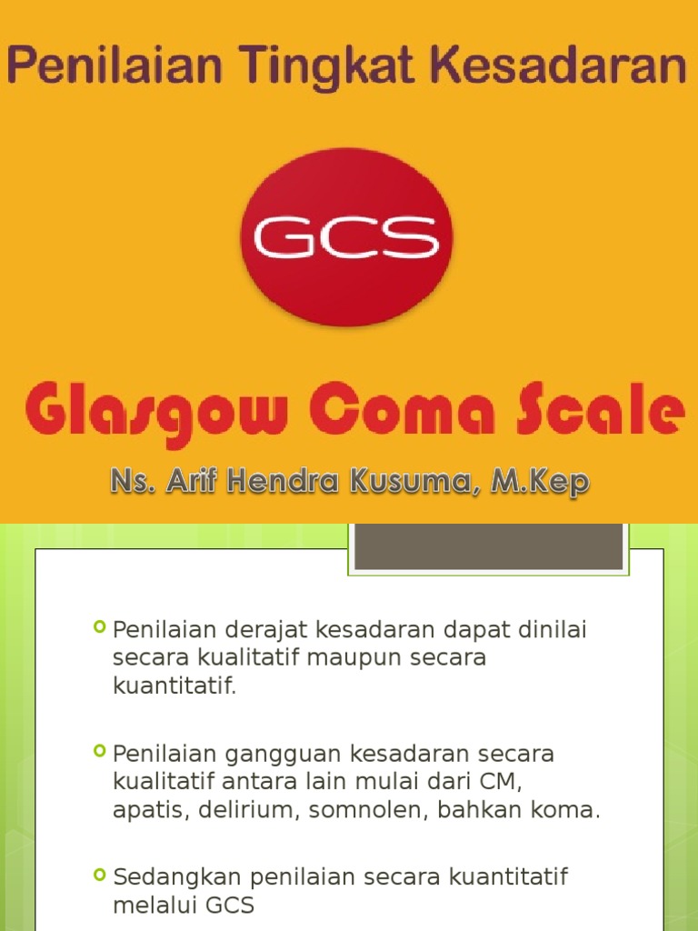 Pemeriksaan GCS | PDF