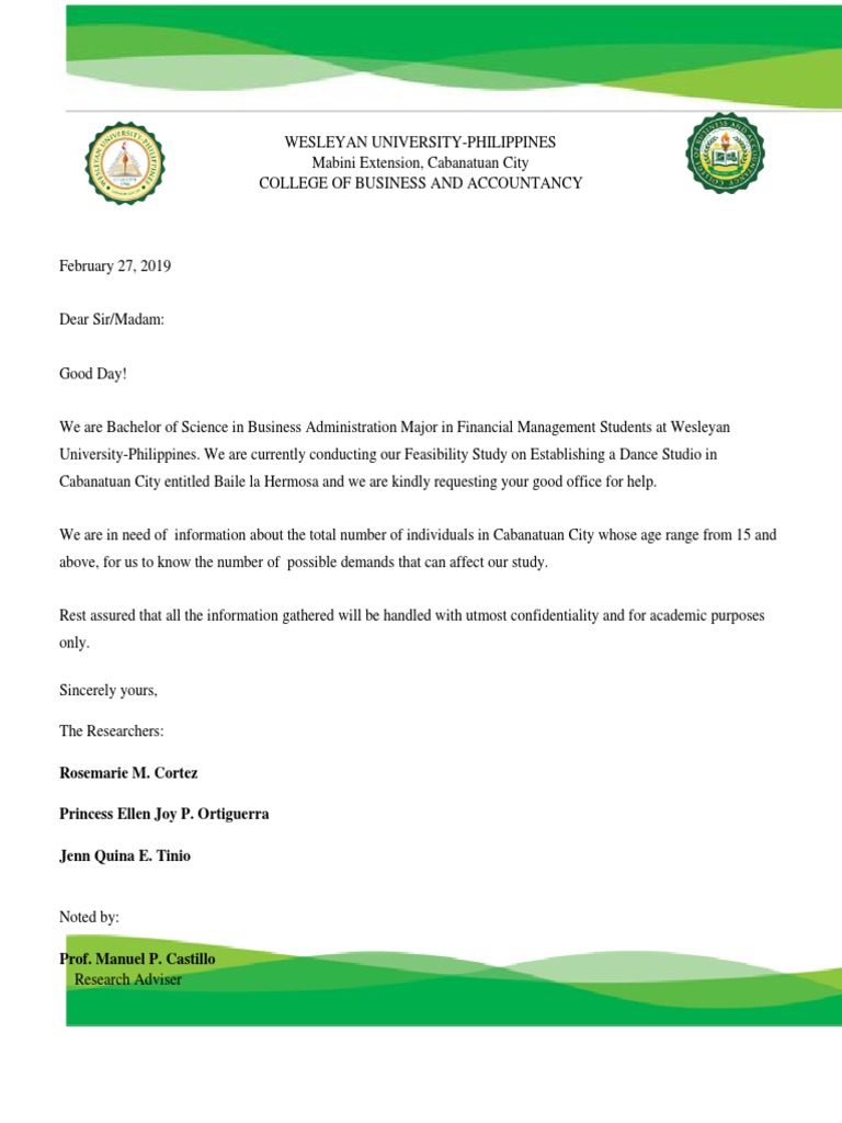 City Hall Letter | PDF