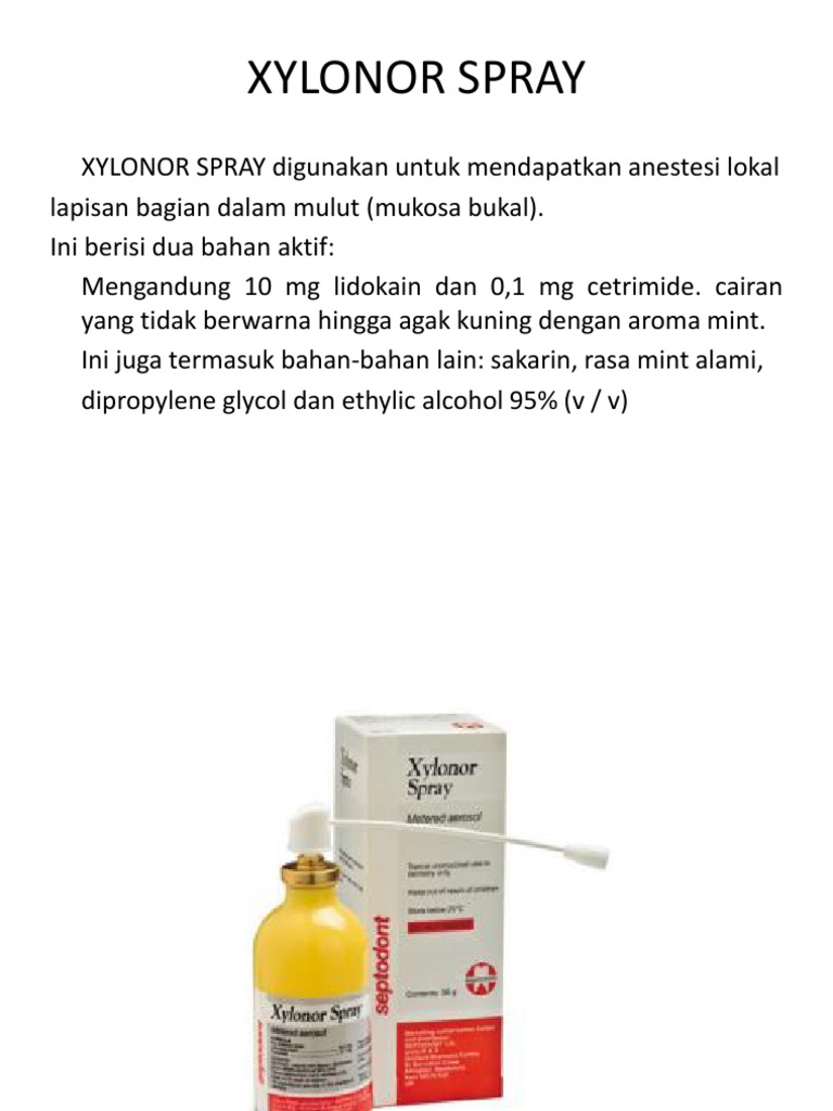 Xylonor Spray | PDF