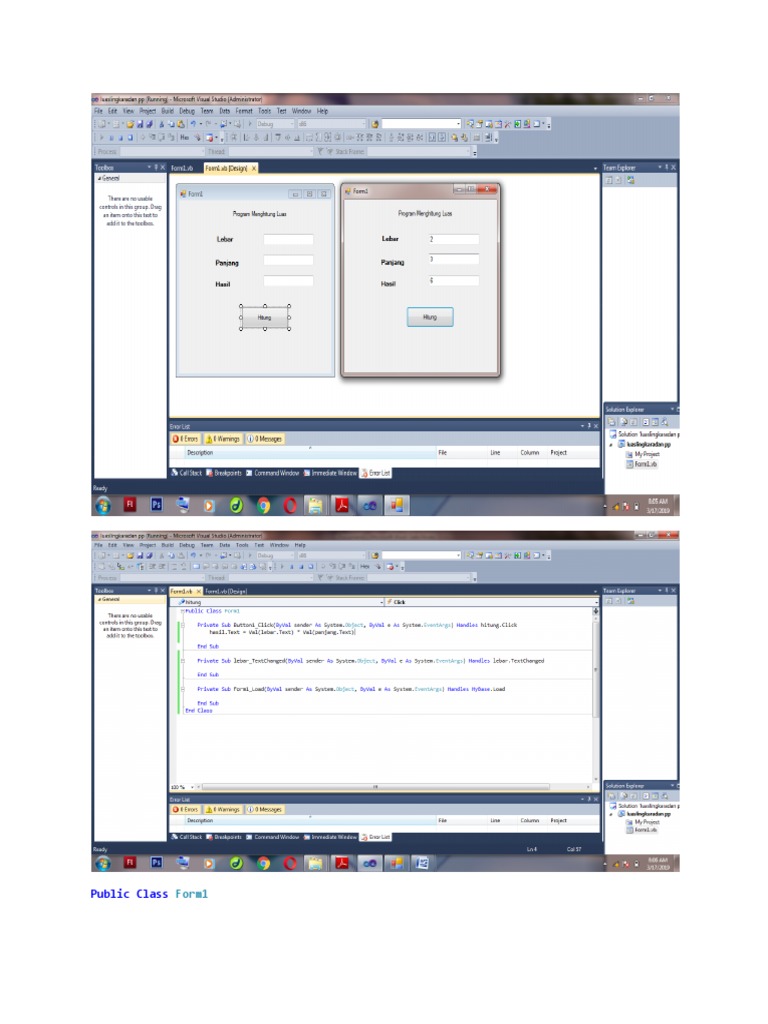 Form1: Public Class | PDF | Computing And Information Technology