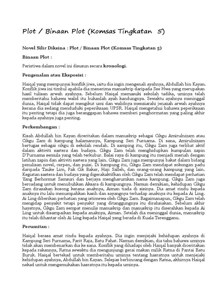 Binaan Plot Silir Daksina | PDF