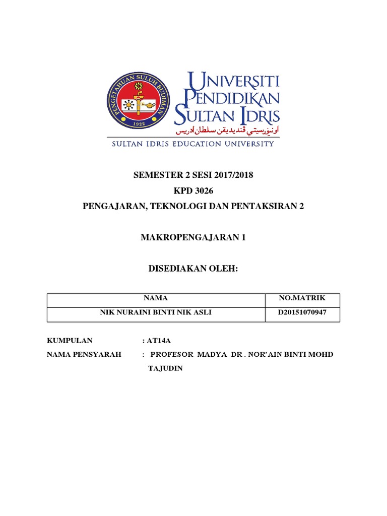 RPH Makro 1 PDF | PDF