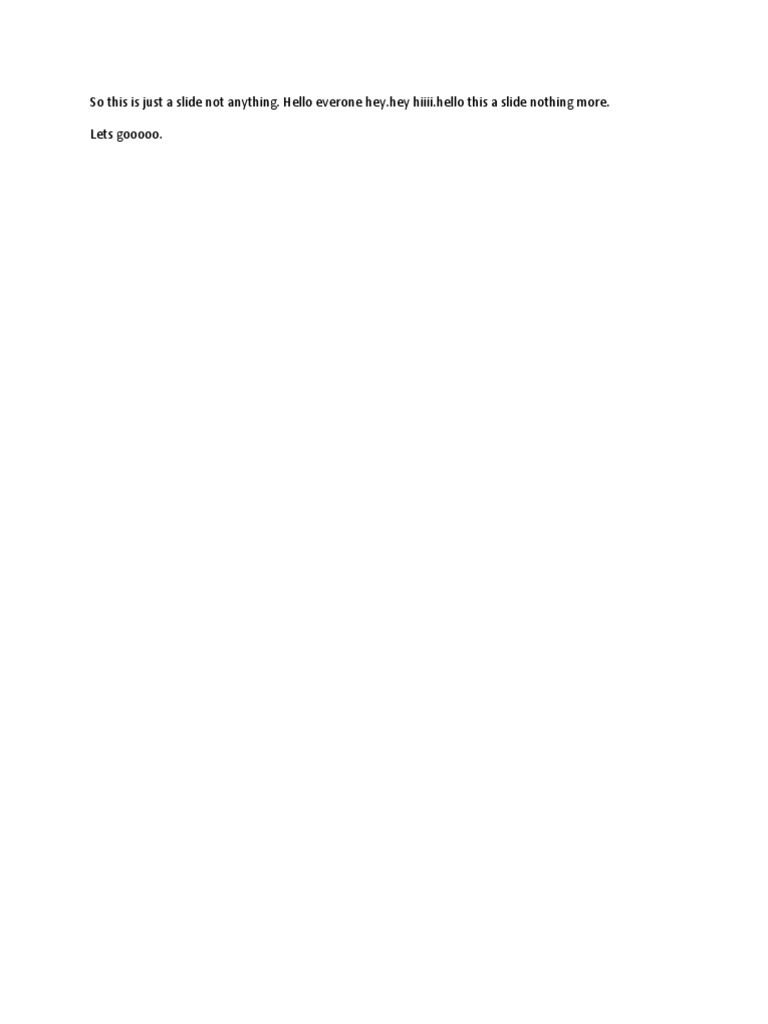 Simple Slide Presentation Overview | PDF