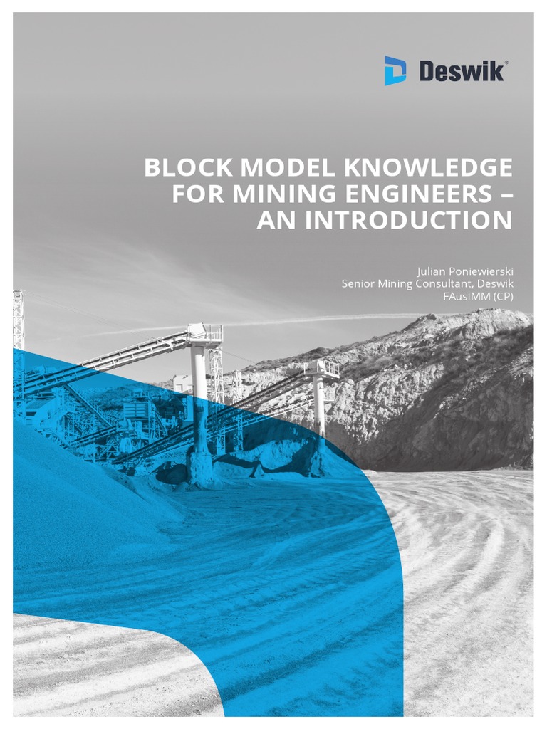 Block Model Knowledge For Mining Engineers An Introduction 1 | PDF ...