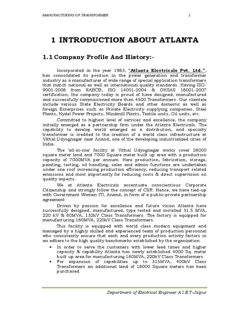 Atlanta Transformer Components | PDF | Electromagnetic Induction ...