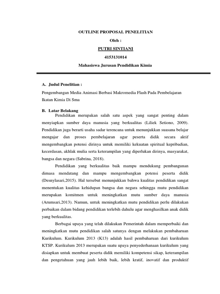 Proposal Bismillah | PDF