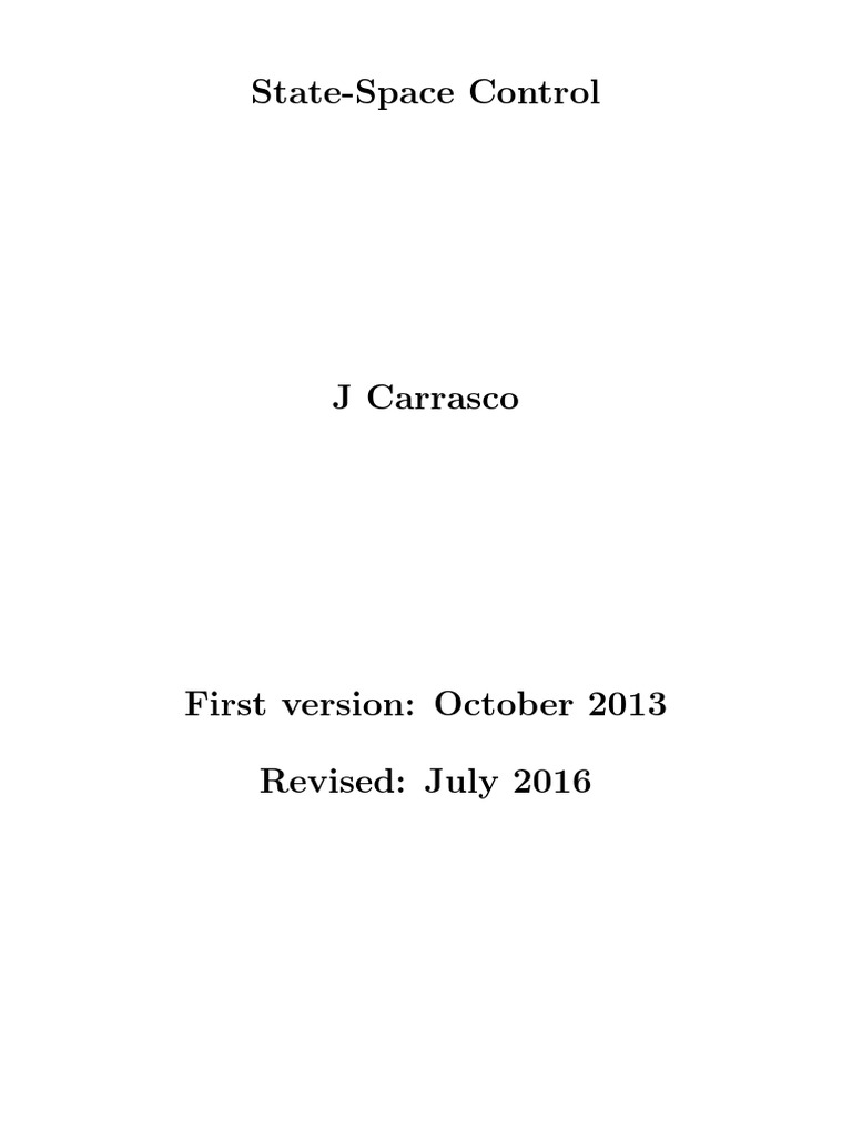 SS Notes PDF | Download Free PDF | Control Theory | Physics