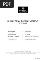 Comprehensive HRM Notes for MBA | PDF | Human Resource Management ...