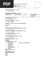 Personal Dossier Template | PDF