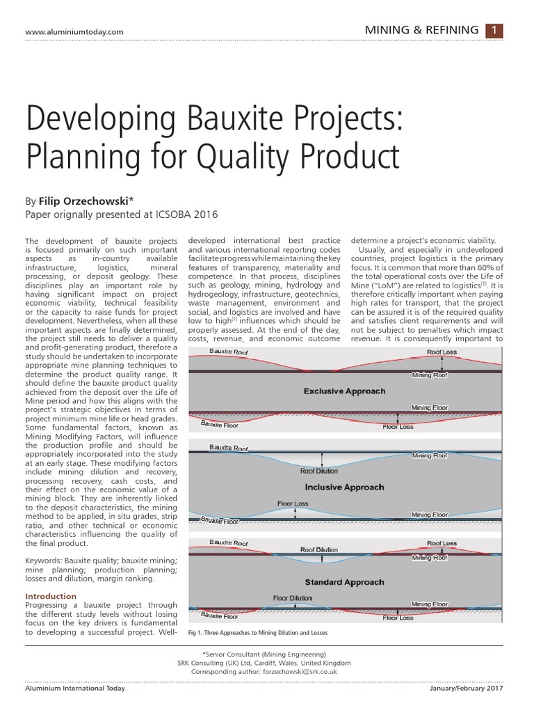 Bauxite Projects | PDF | Mining | Ore
