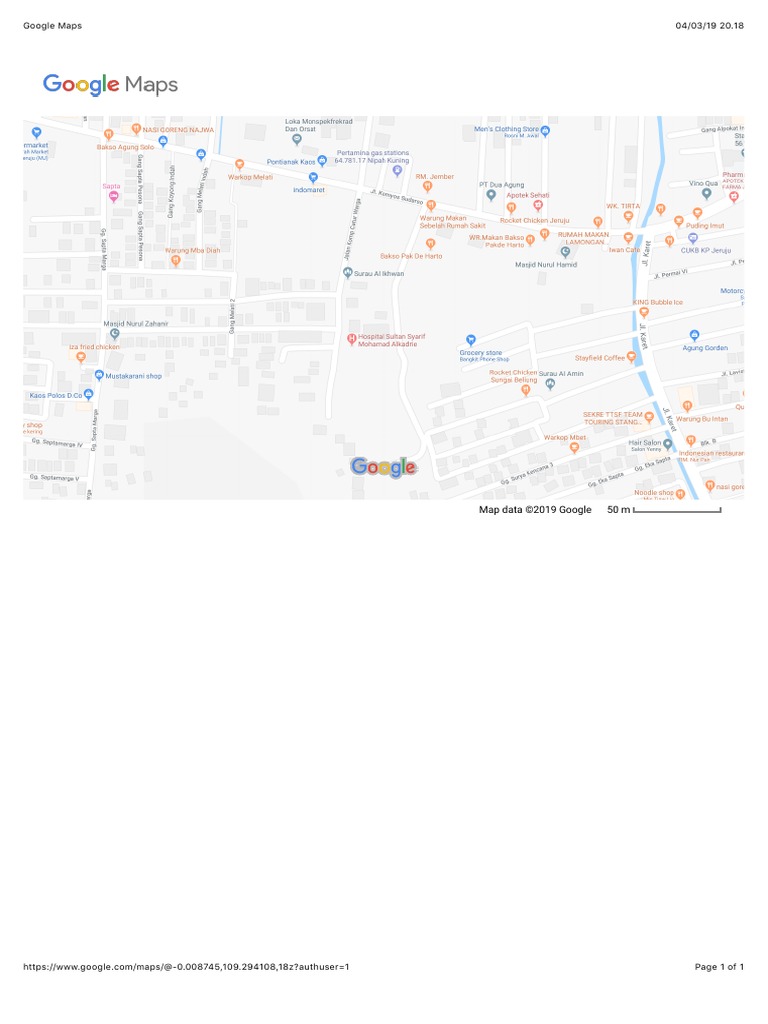 Google Maps Location Overview | PDF