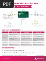 Axis Bank Liberty Debit Card Benefits | PDF | Debit Card | Credit Card