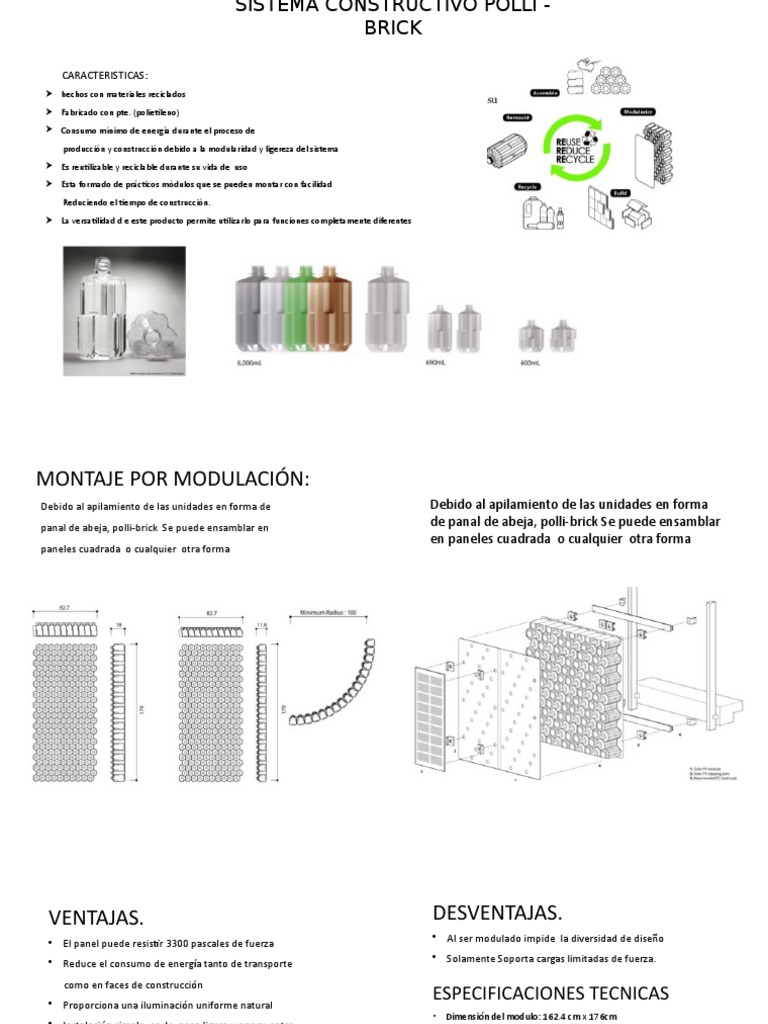 Polli Bricks | PDF | El plastico | Panel solar