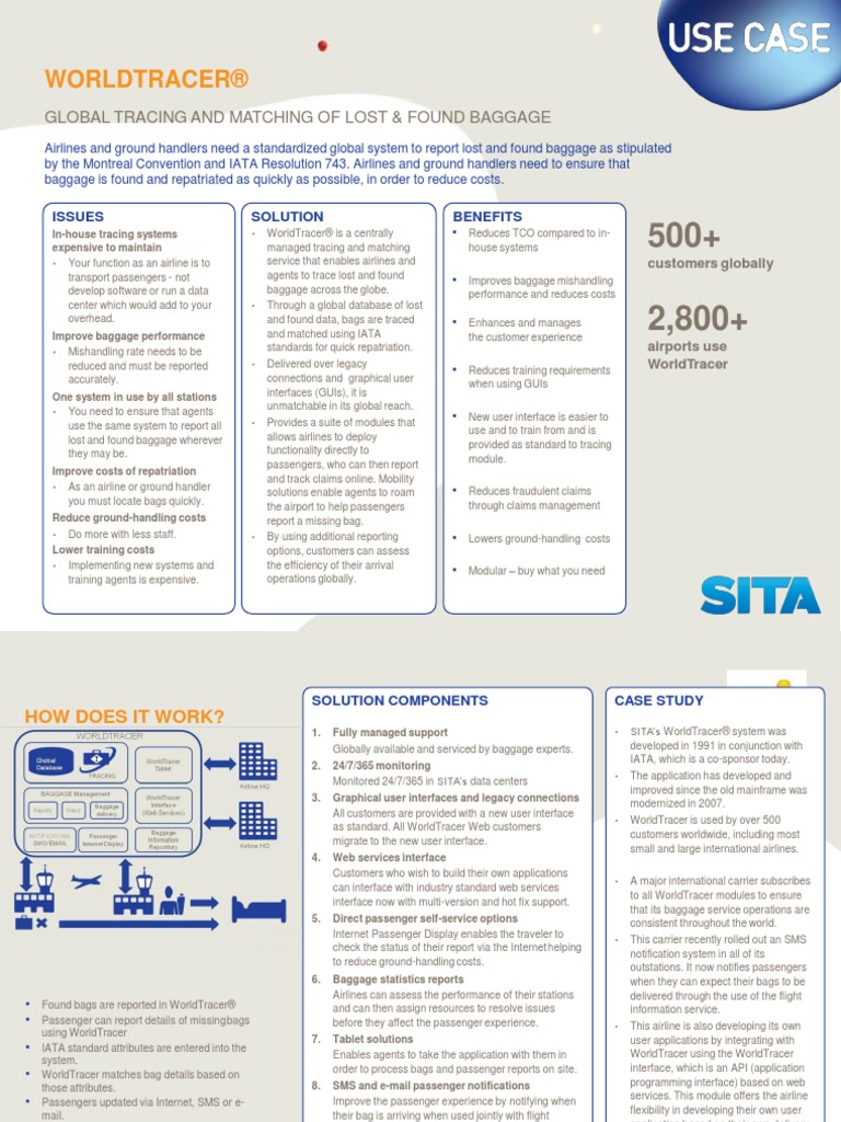 Worldtracer Use Case | Graphical User Interfaces | Airlines