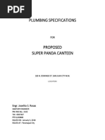 I. Plumbing Works & Specifications: A. General | PDF | Plumbing | Pipe ...