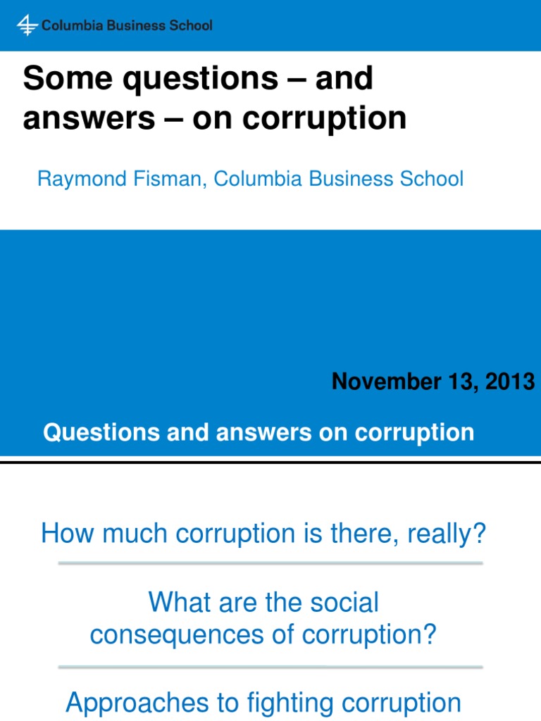 World Bank Corruption F Is Man | PDF | Corruption | Taxes