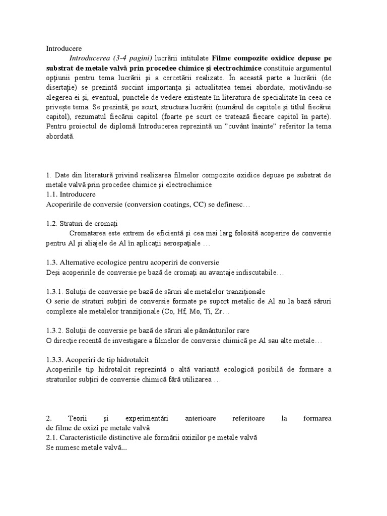 Structura Diploma Licenta ISB - ACM | PDF