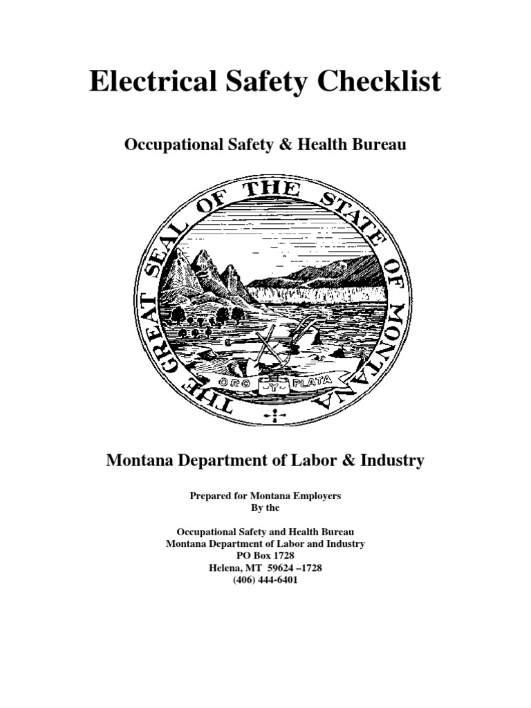 Electrical Safety Checklist: Occupational Safety & Health Bureau | PDF ...