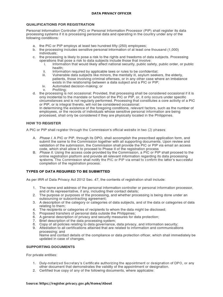 Data Privacy Act | PDF | Personally Identifiable Information | Privacy