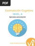 Cuaderno de Estimulación Cognitiva | PDF