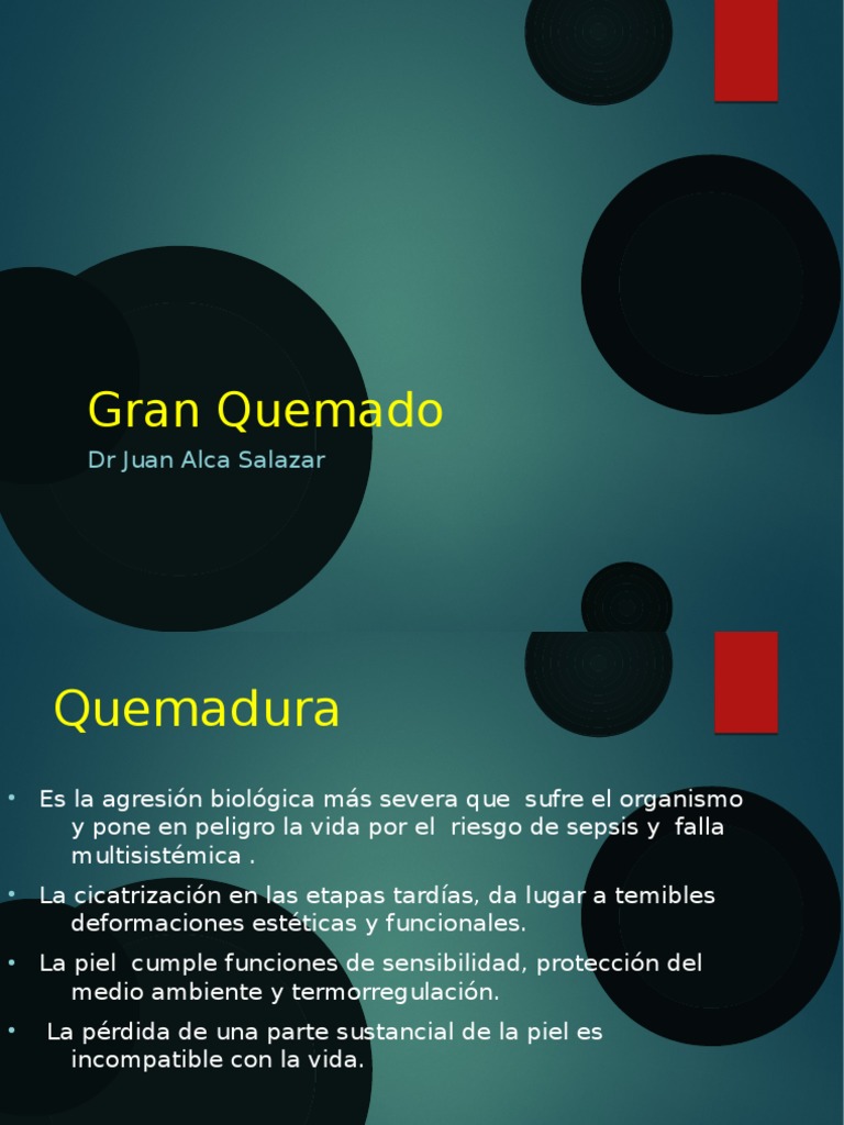 Manejo del Gran Quemado en Emergencias | PDF | Quemar | Reanimación ...