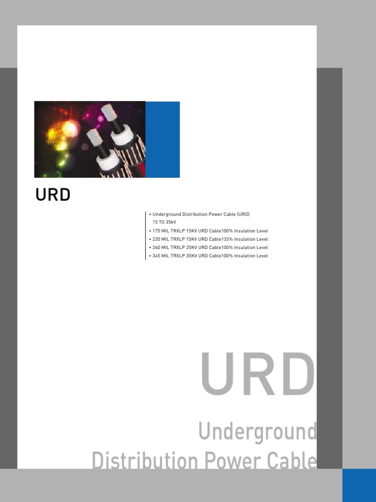 Gaon - URD Cable - Catalog | PDF | Electrical Conductor | Insulator ...