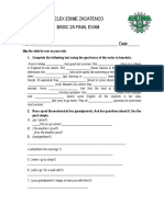 Spanish 2 Affirmative Commands Worksheet | PDF | Language Mechanics ...