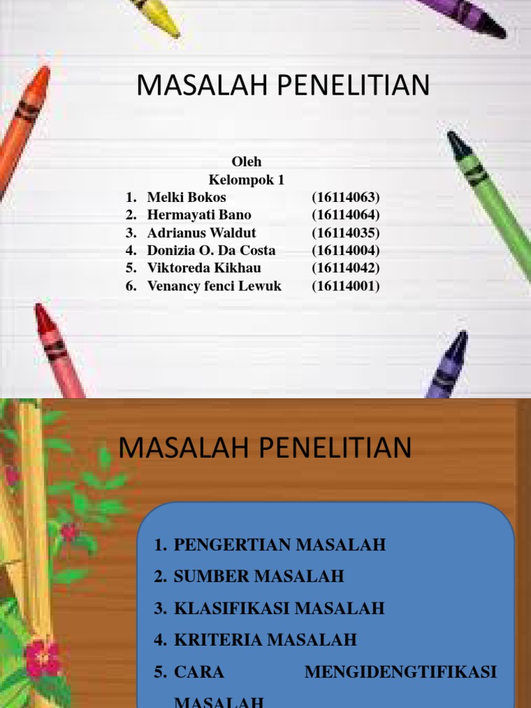 Makalah Variabel Penelitian KLMPK 1 | PDF