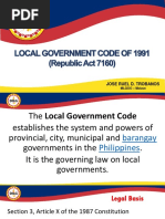Local Government Code Reviewer | PDF | Nuisance | Devolution
