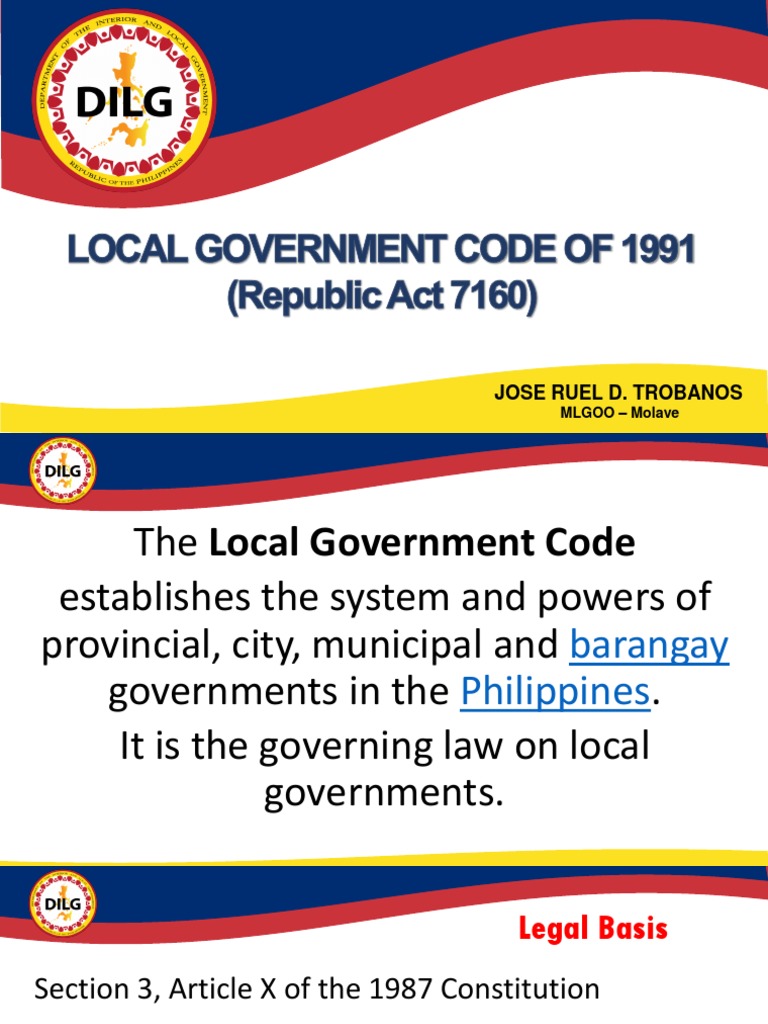 Local Government Code | Download Free PDF | Devolution | Eminent Domain