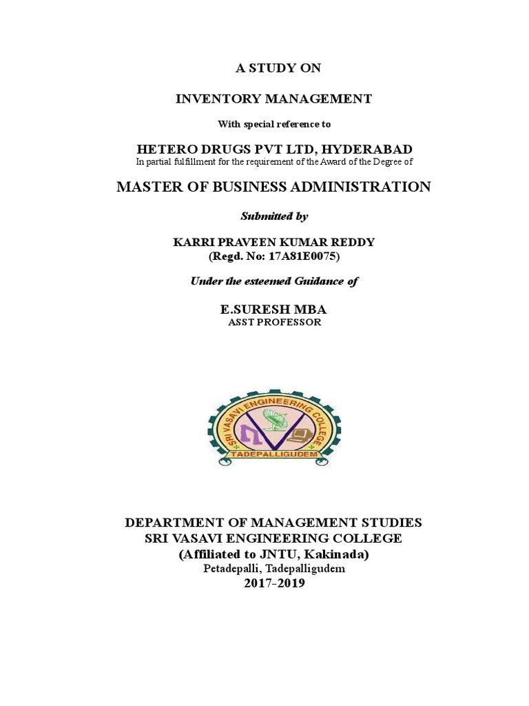 My Project Inventory Management | PDF | Inventory | Pharmaceutical Industry