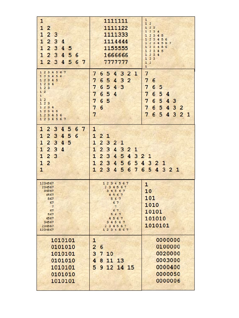 Java Pattern | PDF | Integer (Computer Science) | Theoretical Computer ...