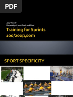 4-Week 100m Sprint Training Plan | PDF | Athletic Sports | Athletics