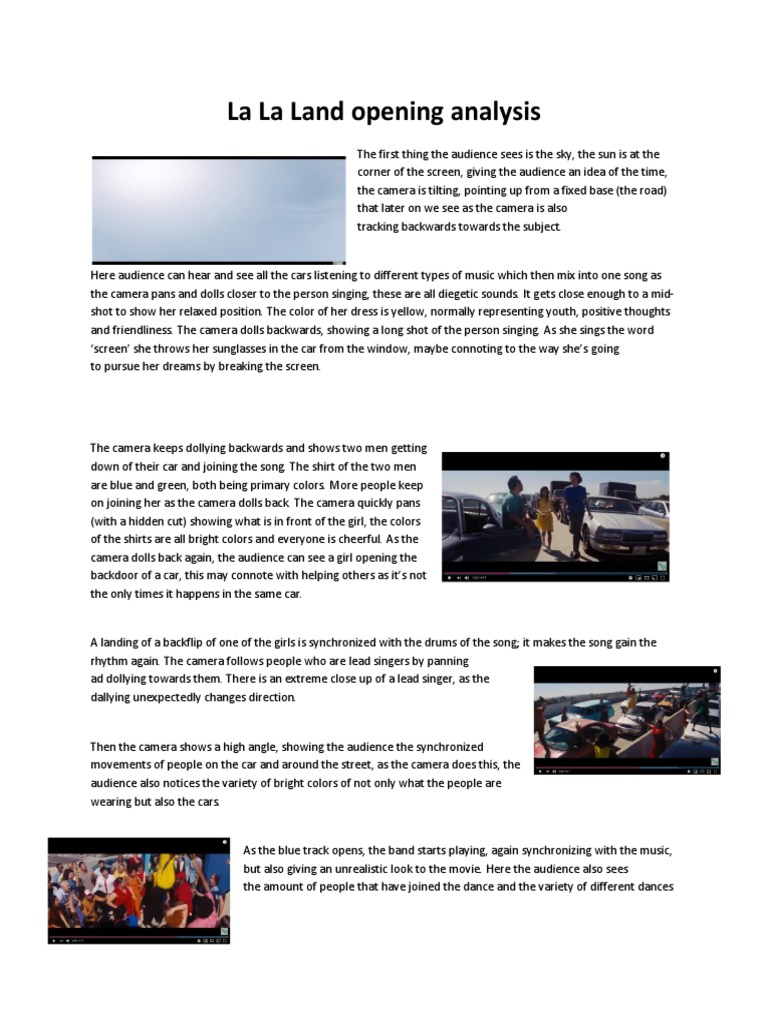 La La Land | PDF | Leisure | Entertainment (General)