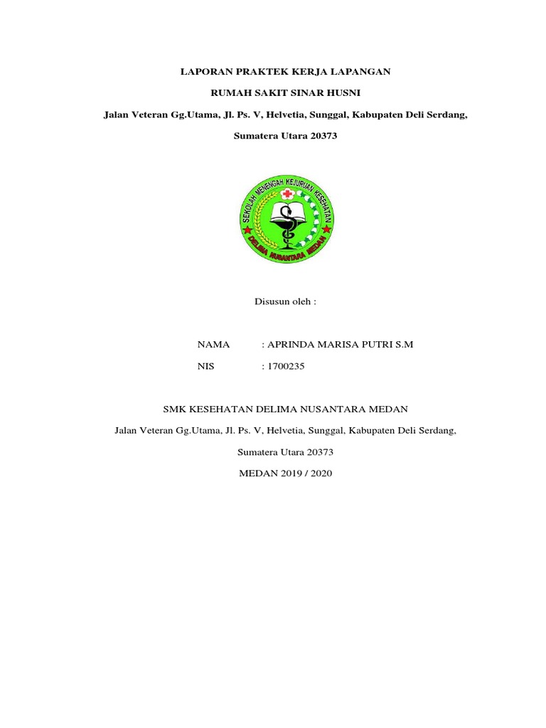 Laporan PKL RS SINAR HUSNI-2 - Fixed | PDF