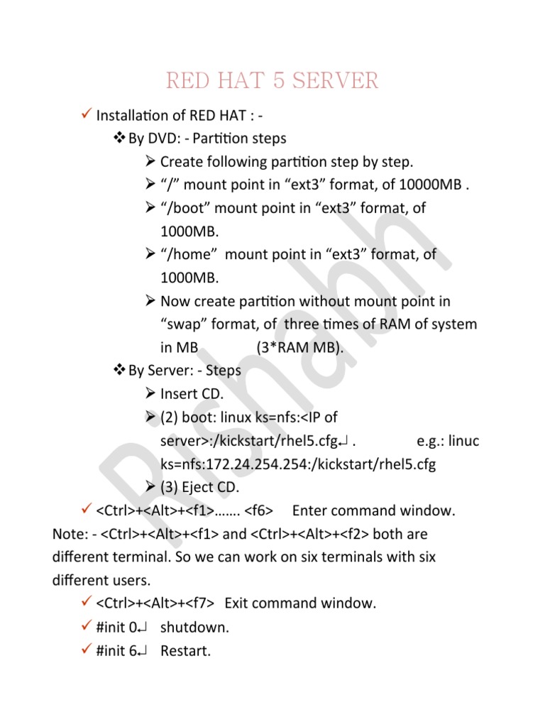 Red Hat 5 Server | PDF | Computer File | Software