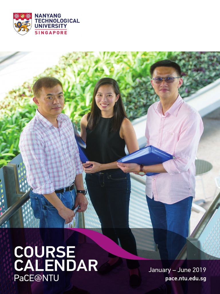 NTU PaCE Course Calendar Issue Jan - Jun 2019 | PDF | Engineering ...