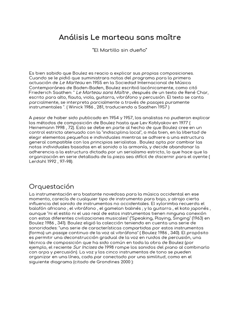 6 Serialismo Musical | PDF | Composiciones Musicales | Multiplicación