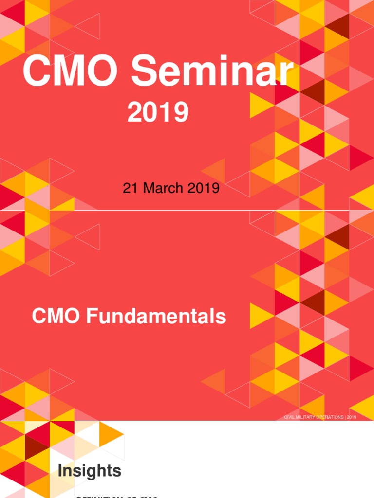 Cmo Fundamental Pdf Counter Insurgency Propaganda