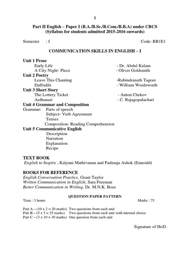 UG-english-2015-2016paper 2 | PDF | English Literature | Poetry