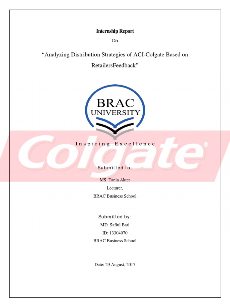 Analyzing Distribution Strategies of Aci-Colgate Based On ...