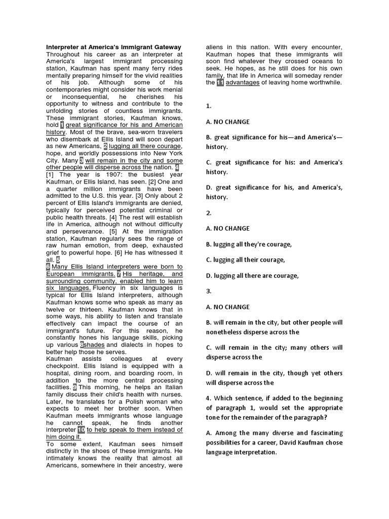 Interpreter's Stories Shape Immigrant Futures | PDF | Language ...