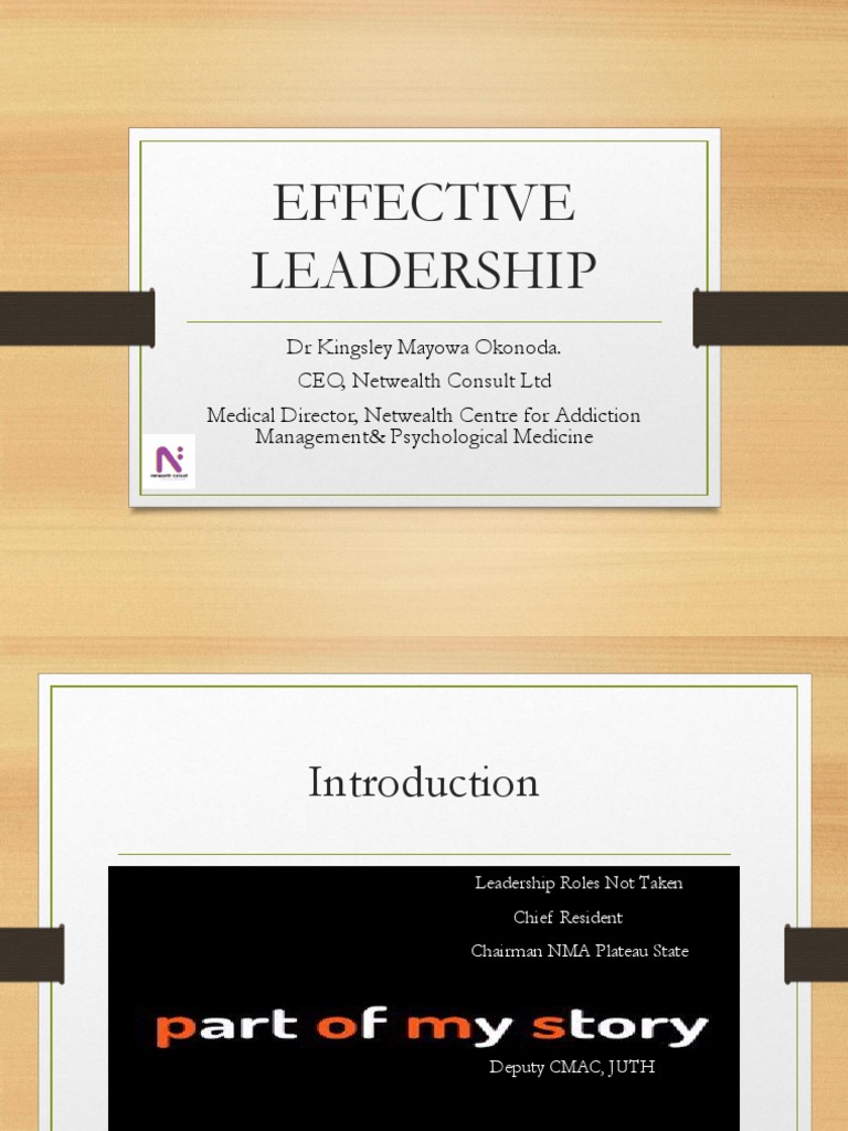 Effective Leadership | PDF | Leadership | Action (Philosophy)