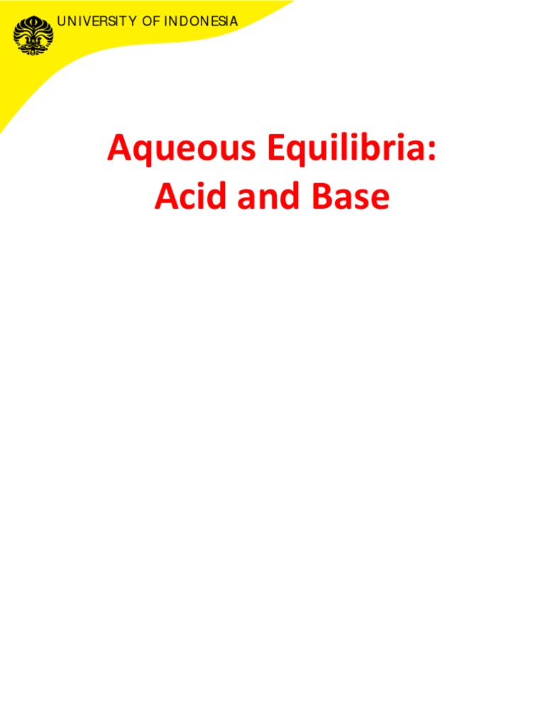Kesetimbangan Asam Basa | PDF | Acid | Ph