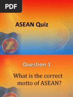 Asean Quiz Reviewer | PDF | Association Of Southeast Asian Nations ...