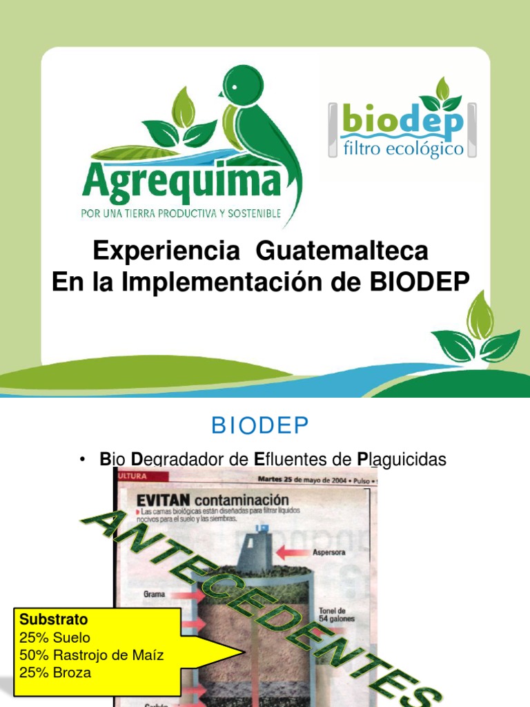 9 Biodep Guatemala 2014 VF Hector Carrillo PDF | PDF | Pesticida | Agua