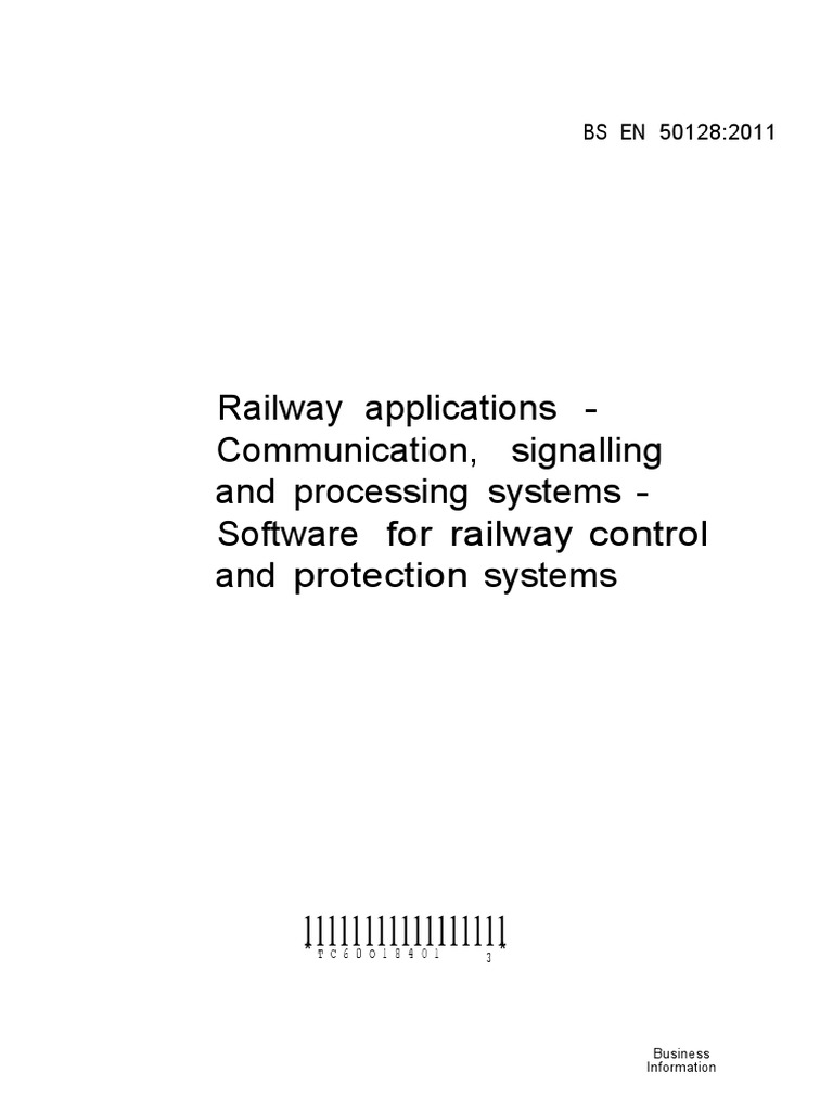 BS EN 50128 Searchable PDF | PDF | Software Testing | Software Development