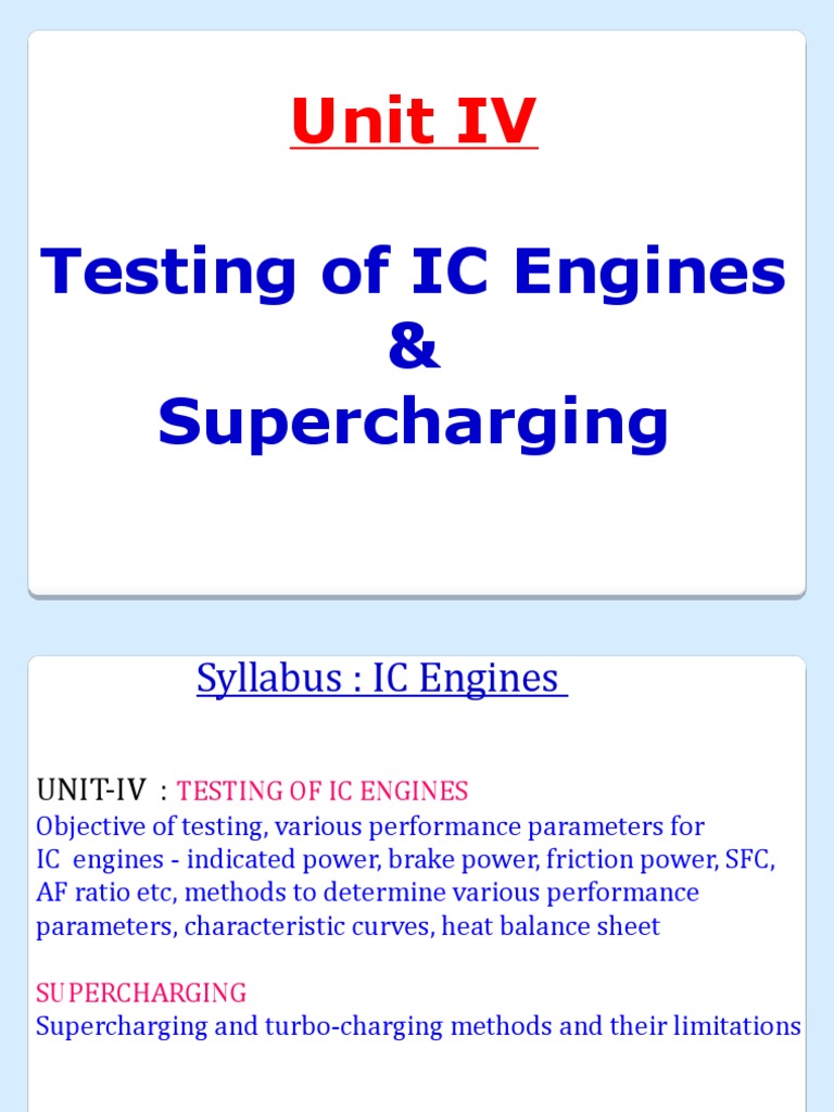 Analysis of Engine Performance Parameters and Heat Balance Calculations ...