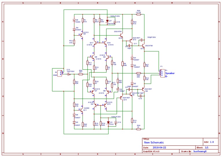 Schematic 1200W-AMP Sheet-1 20180711223415 | PDF | Nature